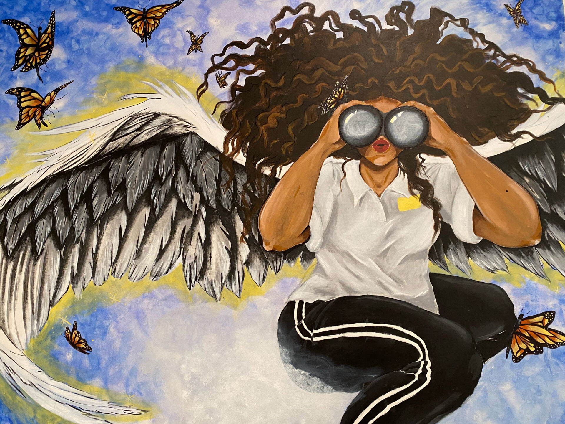 Alumna AGONZA showcase her paintings at the FAC - The Good 5¢ Cigar