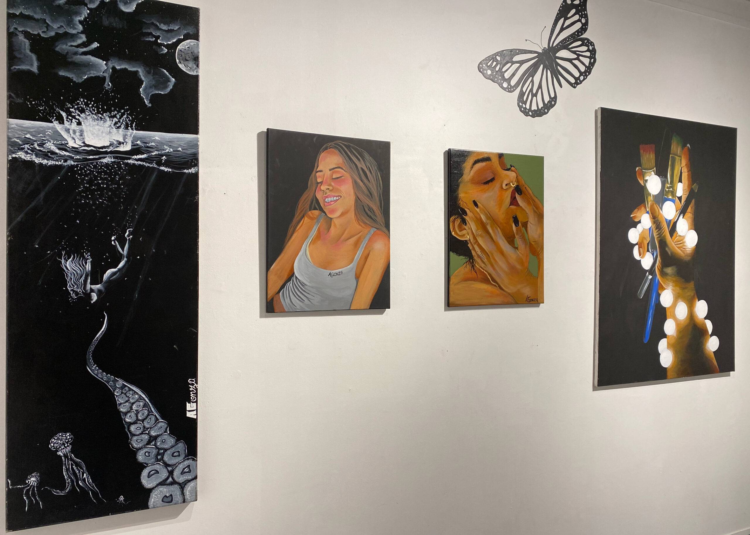 Alumna AGONZA showcase her paintings at the FAC - The Good 5¢ Cigar