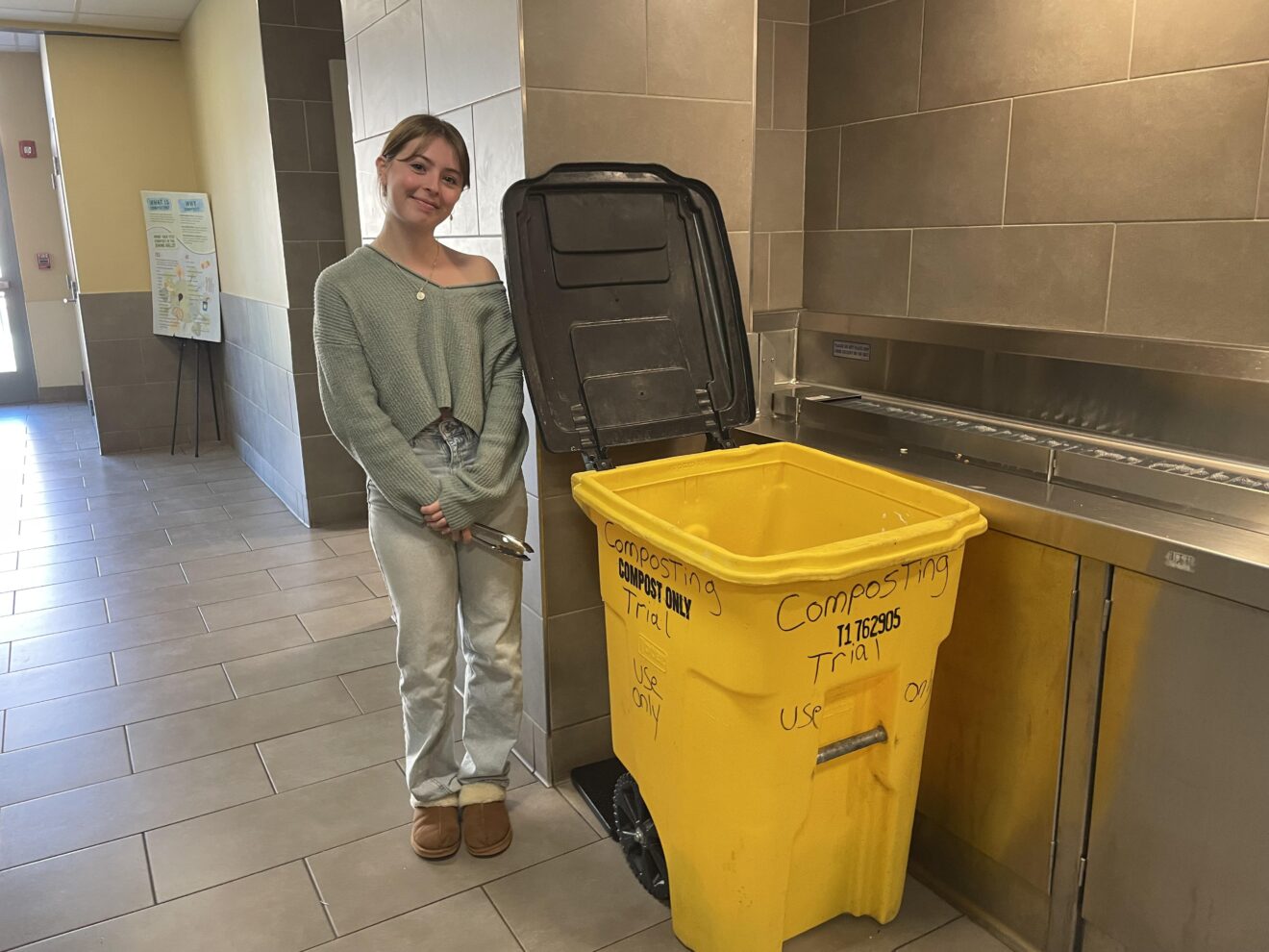 Dining halls introduce composting promoting sustainability, waste ...